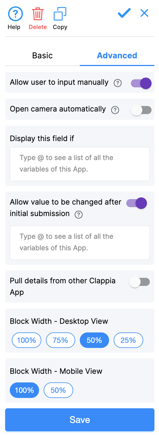 QR Code/Barcode Scanner | Clappia